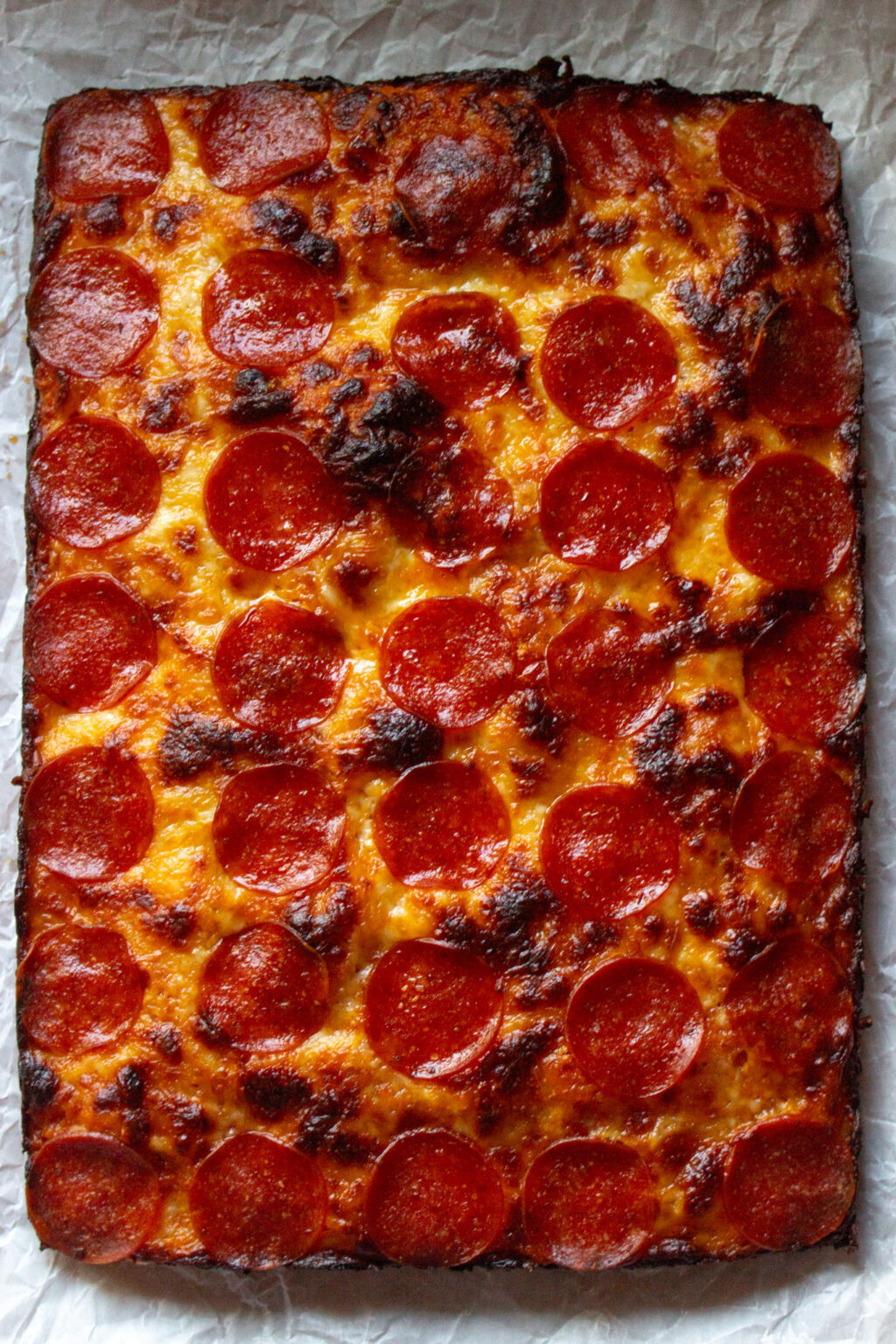 Detroit Style Pizza (with Sourdough Crust!) - Let’s Make Sourdough