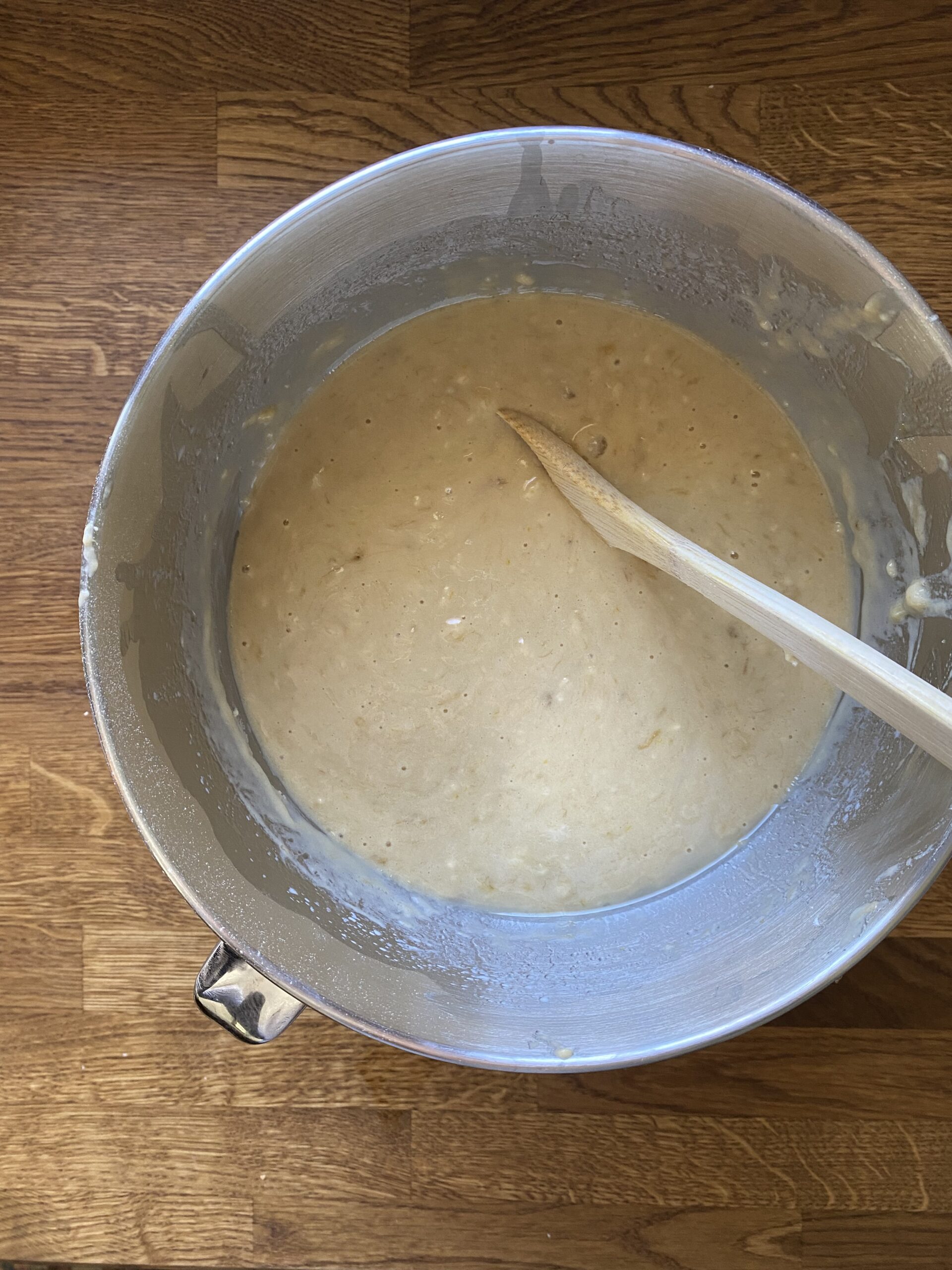 One Bowl Sourdough Discard Banana Bread - letsmakesourdough.com